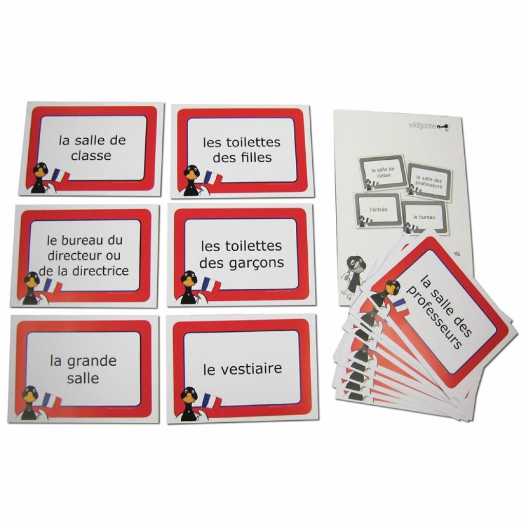 School Labels in French