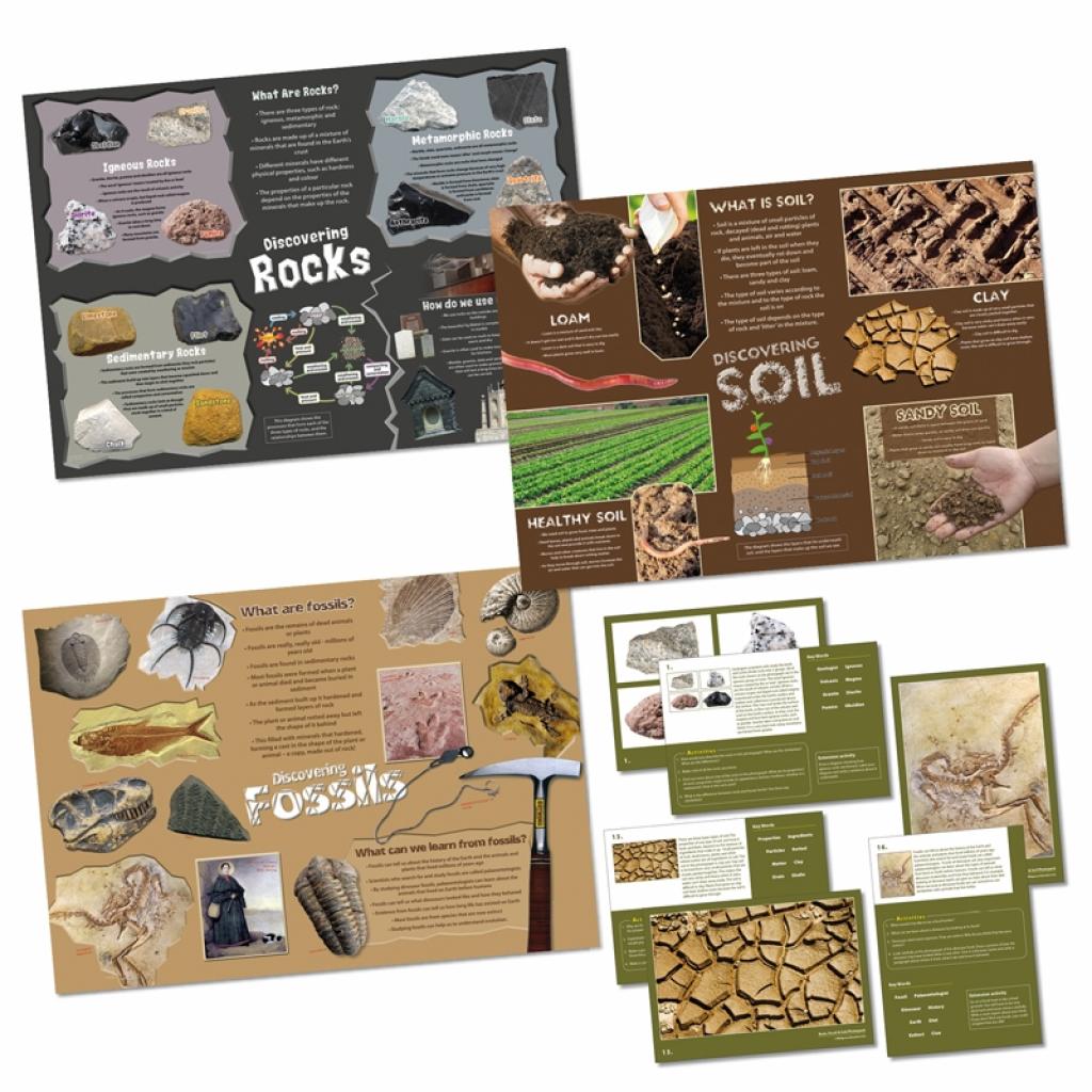 Science bundle rocks, soil and fossils