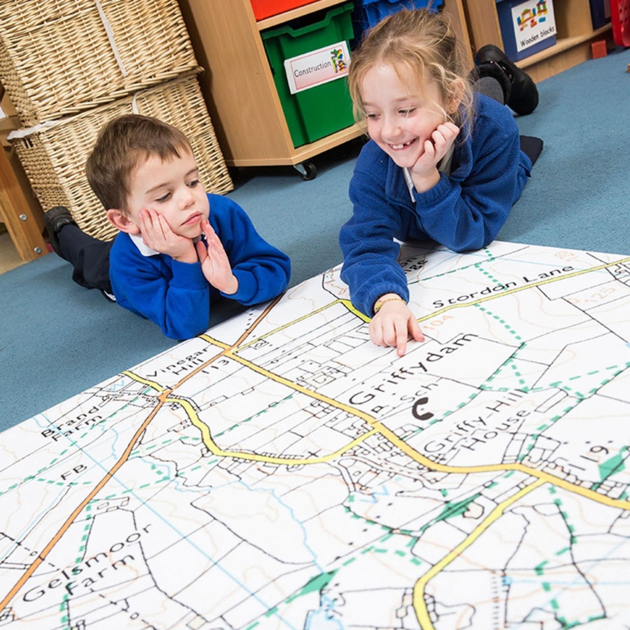 School Playmat - OS map | Wildgoose Education