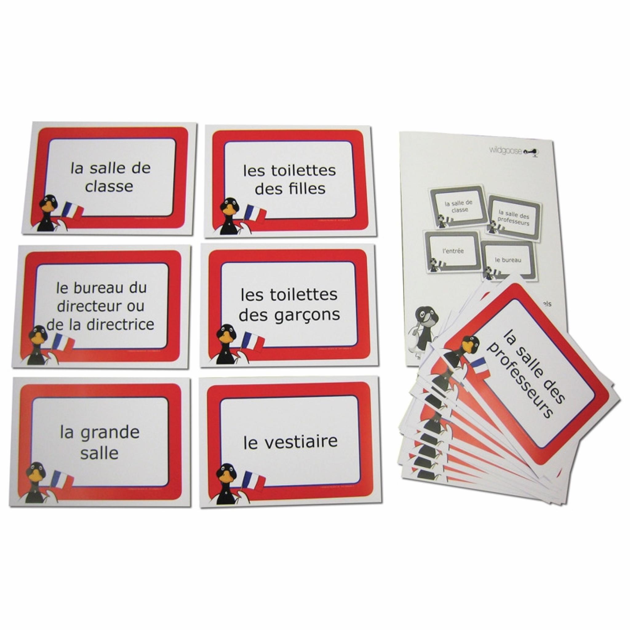 School Labels in French