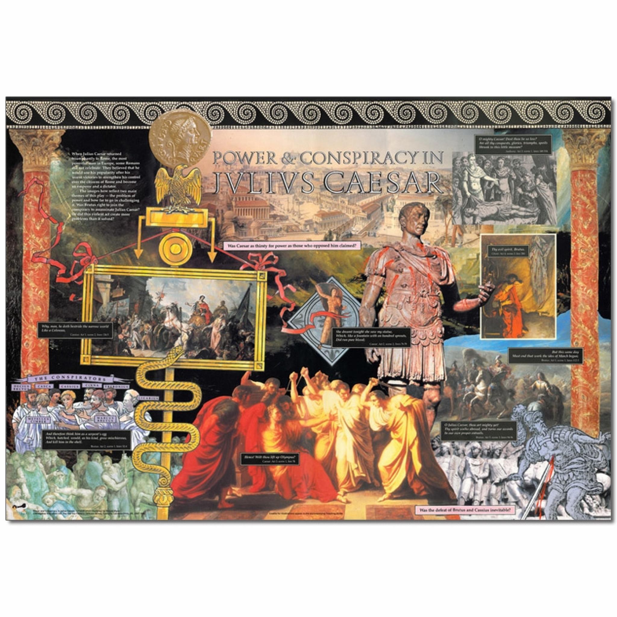 Conspiracy in Julius Caesar Poster