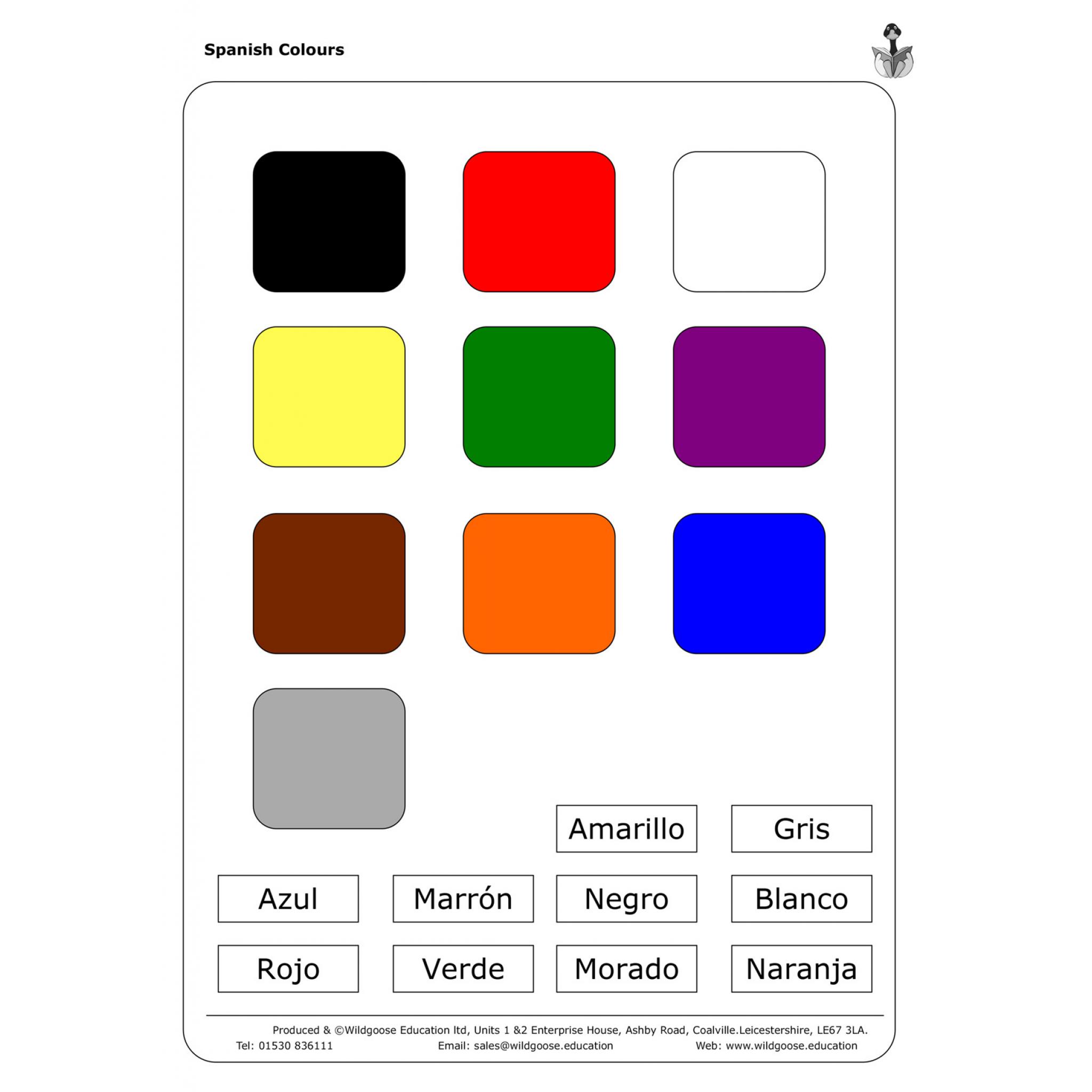 Spanish_Colours | Wildgoose Education