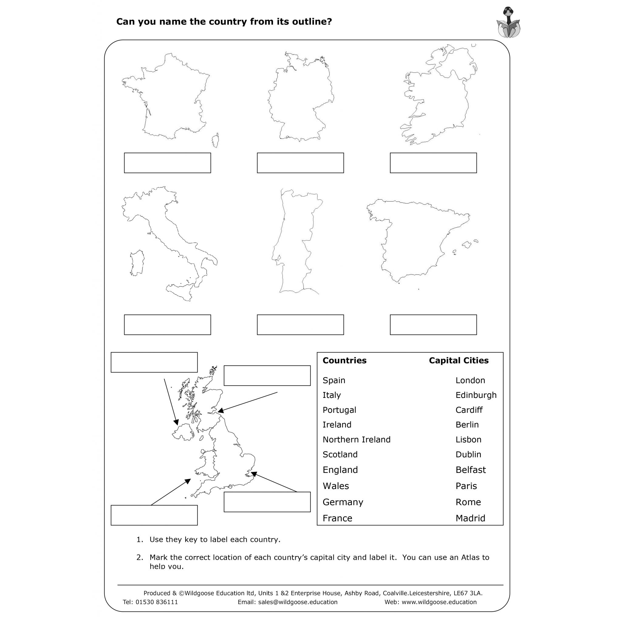 Country_Outlines_Quiz | Wildgoose Education
